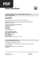 Rando HD Hydraulic Oil Safety Data Sheet | PDF | Combustion | Fires