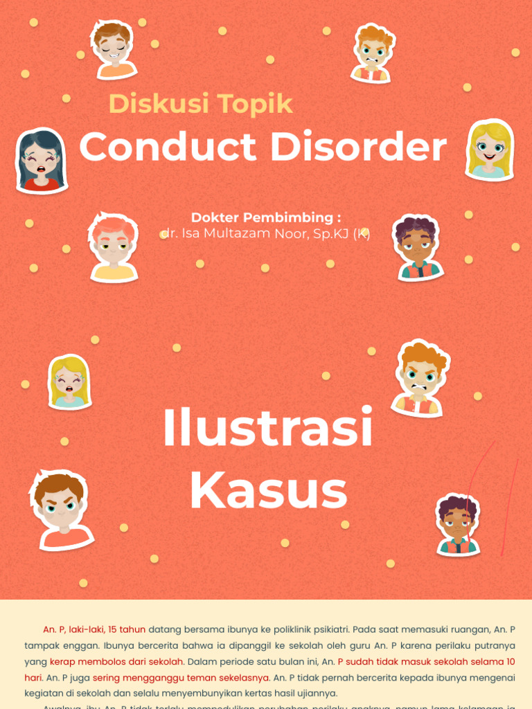 Diskusi Topik Conduct Disorder - PPTX | PDF | Kesehatan Holistik