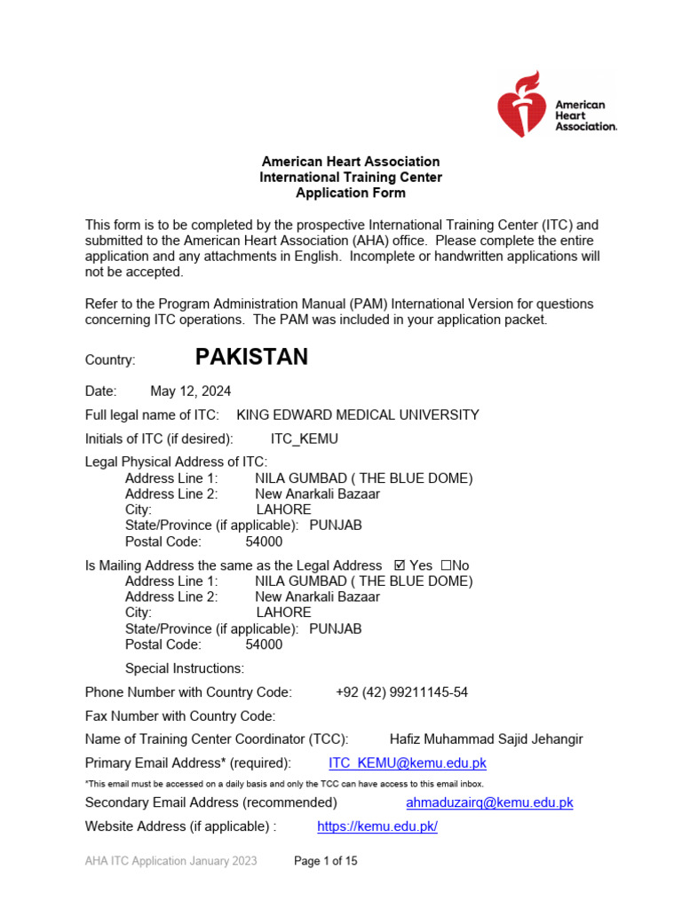 001_New ITC Application April 2023_final_June_2024 | PDF