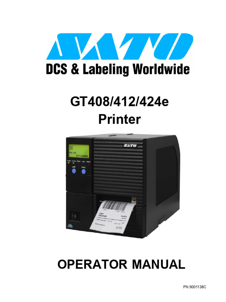 GT408_412_424e-Operator-Manual | PDF | Usb | Computer Network