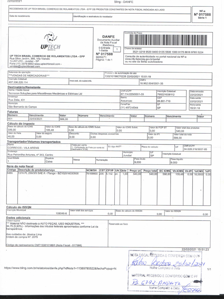 NF 17588 - Uptech | PDF
