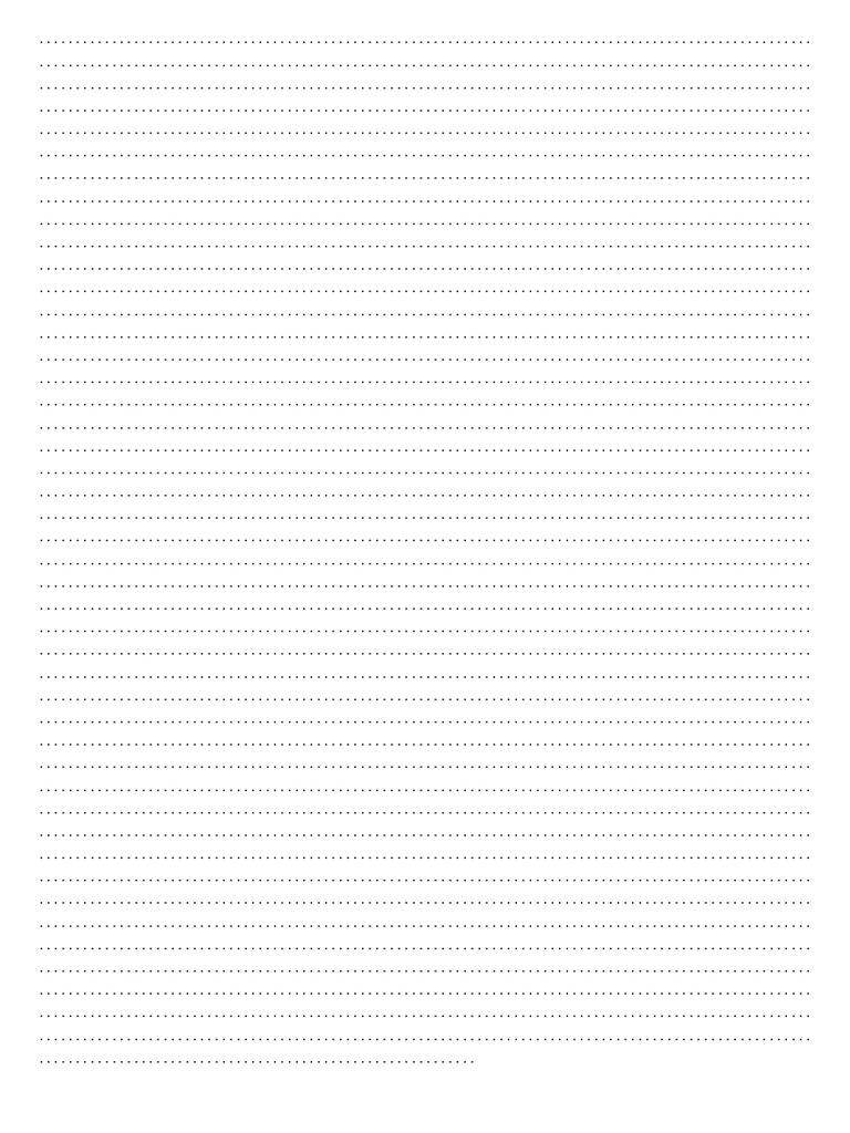 Folha Com Linha Pontilhada 2 | PDF