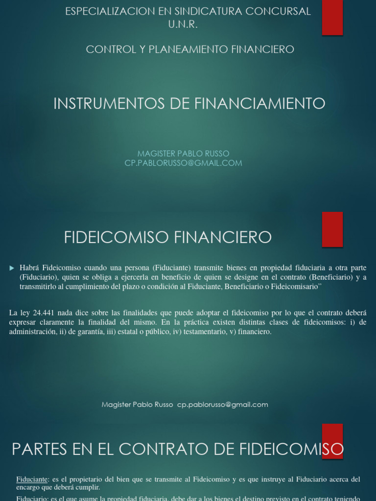 Instrumentos de Financiamiento | PDF | Sector privado | Dinero