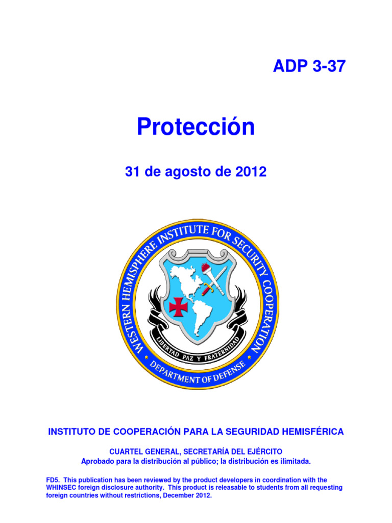 Guía de Protección del Ejército ADP 3-37 | PDF | Personal (militar ...