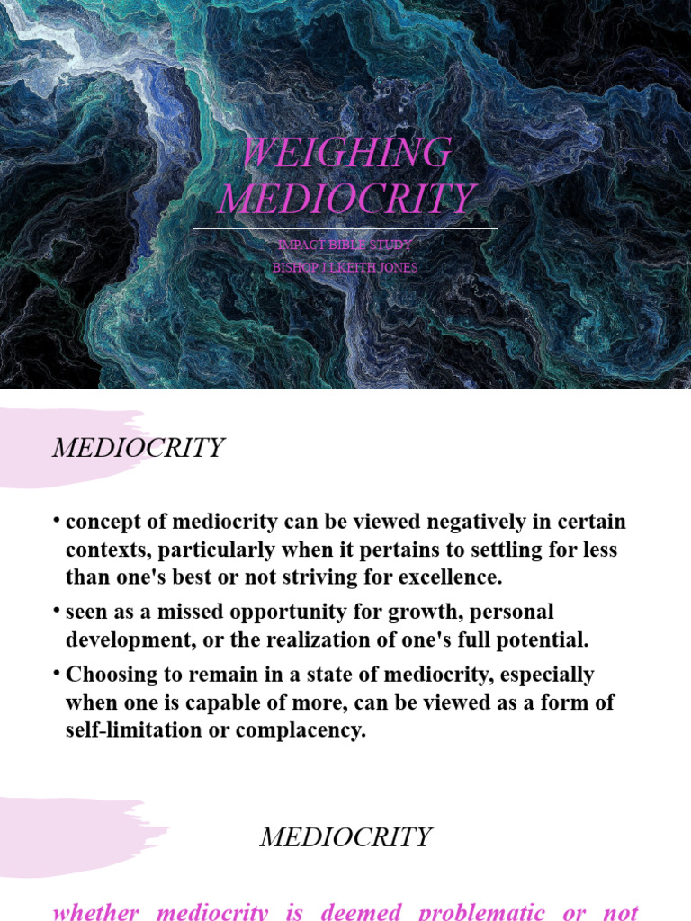 Overcoming Mediocrity in Faith | PDF | Religious Belief And Doctrine