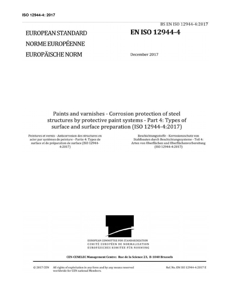Iso 12944 4 | PDF | Acero | Zinc