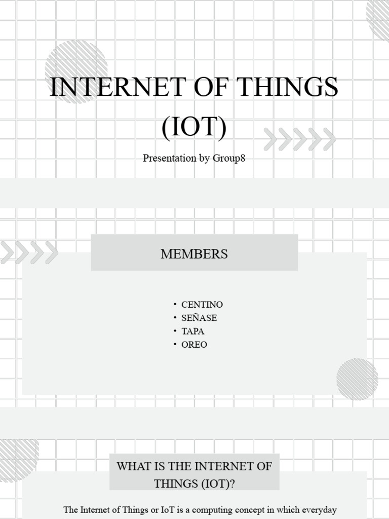 Presentation by Group8 | PDF | Internet Of Things | Computer Security