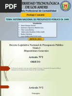 DL 1440 | PDF | Presupuesto | Presupuesto del gobierno