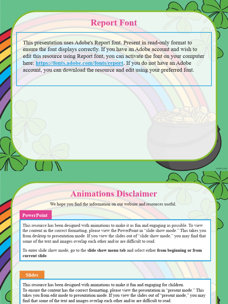 Would You Rather Game - St. Patrick's Day Edition | PDF | Leprechaun