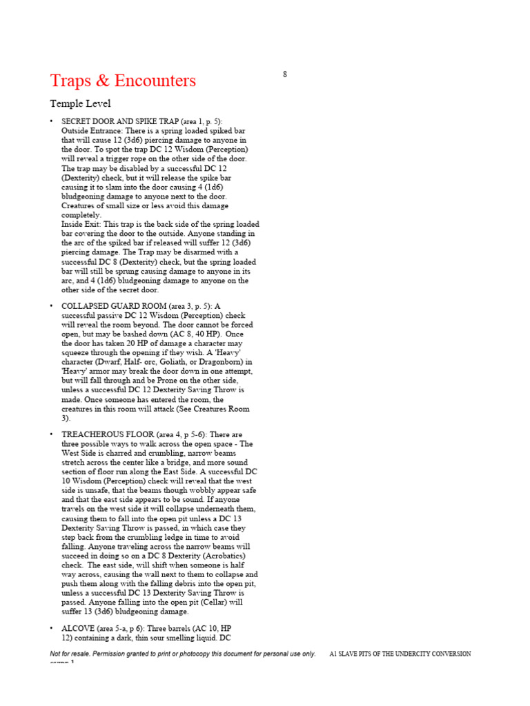 Pages From CMT - A1 Slave Pits of The Undercity | PDF | Law | History