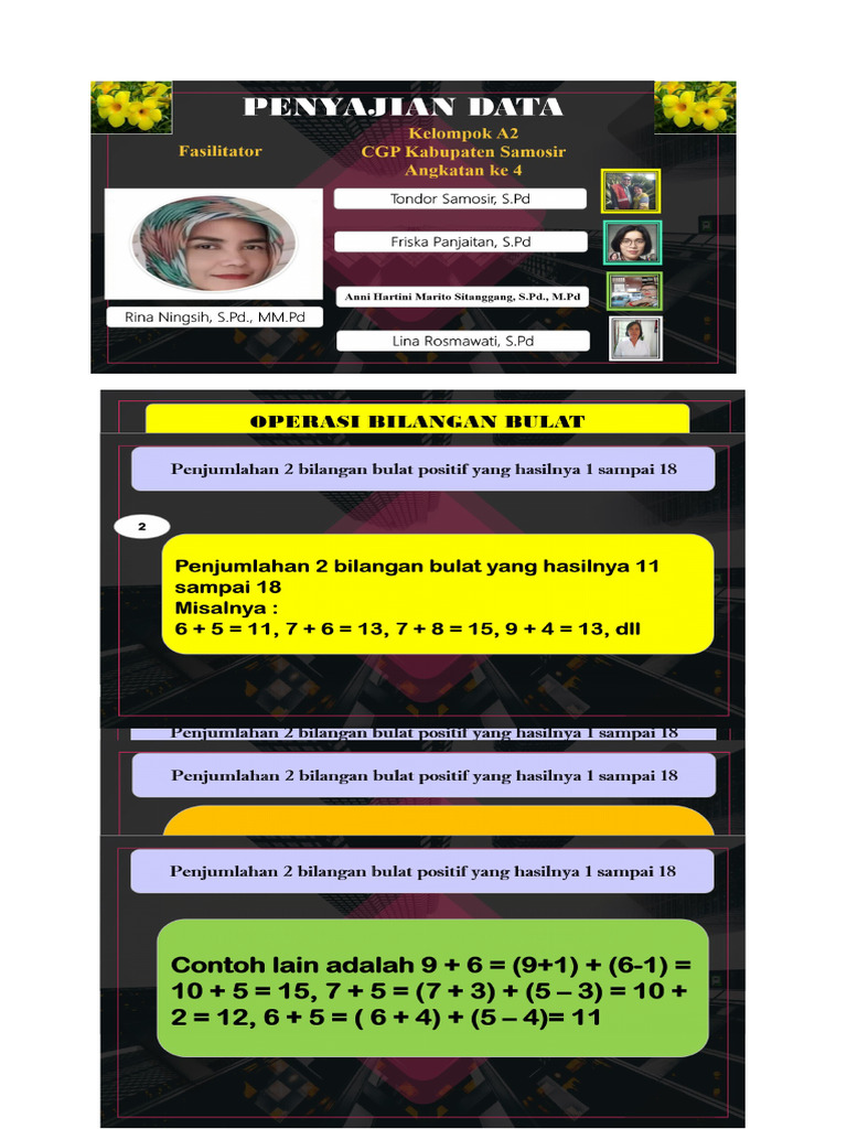 Word Penyajian Data | PDF