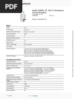 Acti9 NG125L Circuit Breaker Specs | PDF | Electric Power | Electronics