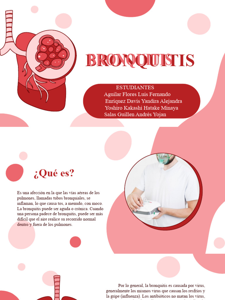 BRONQUITIS | PDF | Bronquitis | Tos