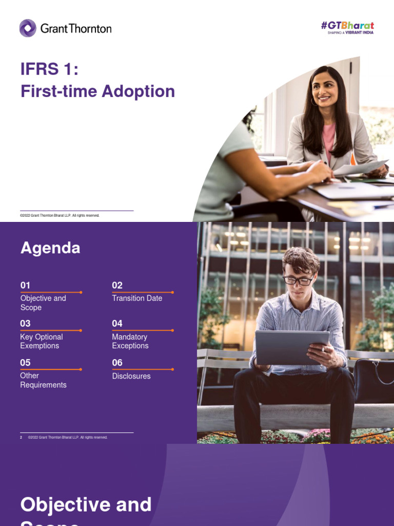 Ifrs 1 First Time Adoption V2 Pdf International Financial