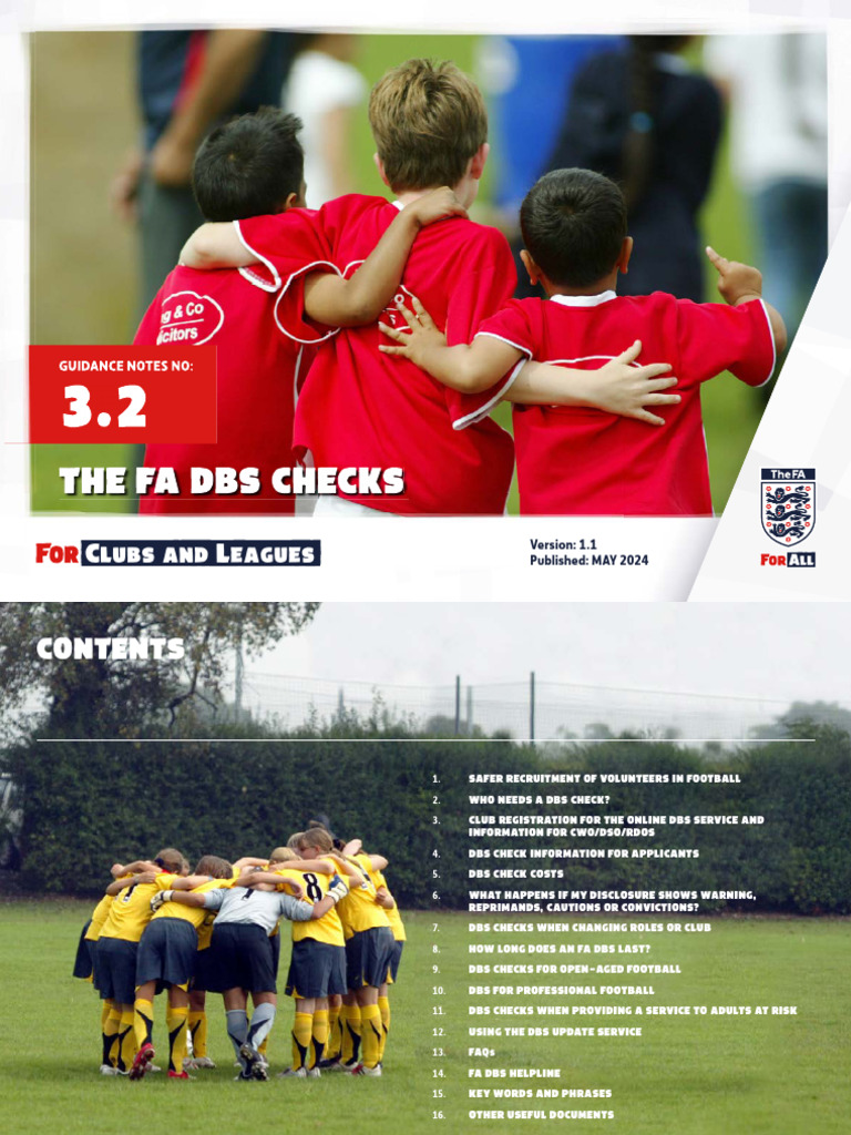3 2 The Fa Dbs Checks | PDF | Criminal Record