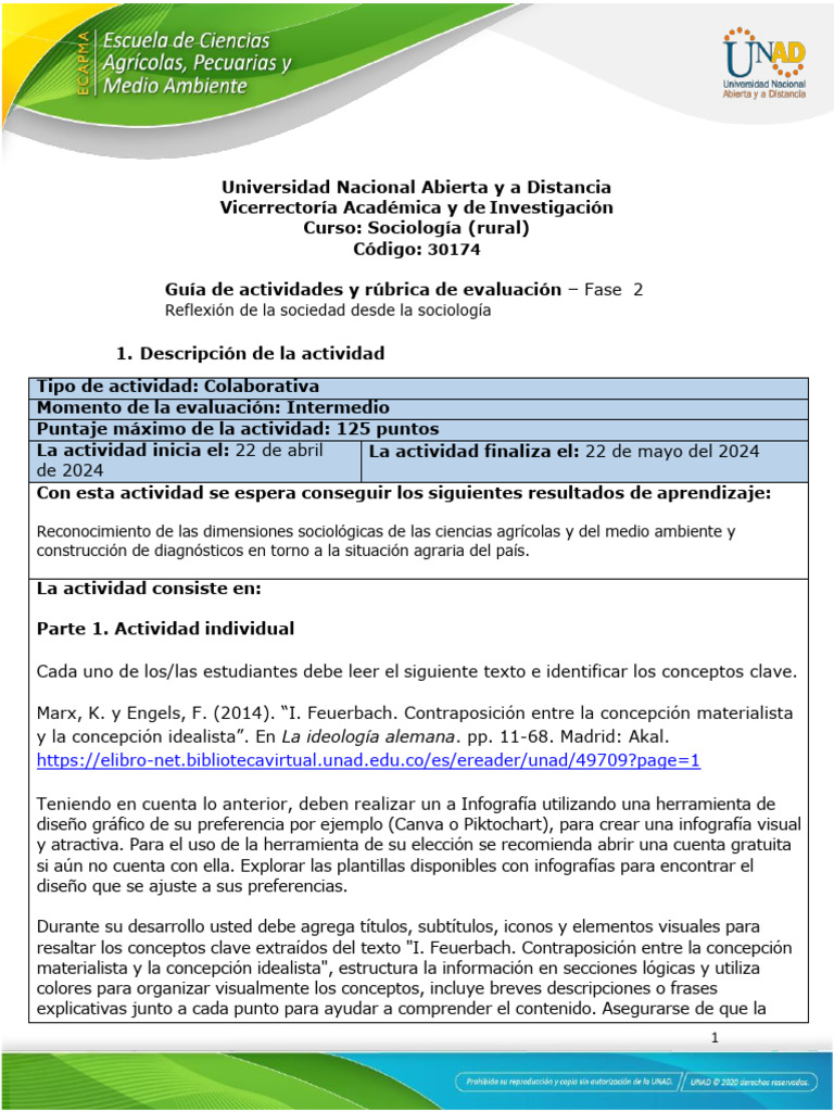 Guía de Actividades y Rúbrica de Evaluación - Unidad 1 - Fase 2 - Reflexión de La Sociedad Desde ...