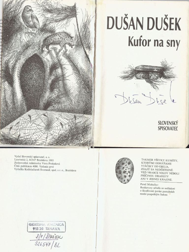 Dusan Dusek - Kufor Na Sny | PDF
