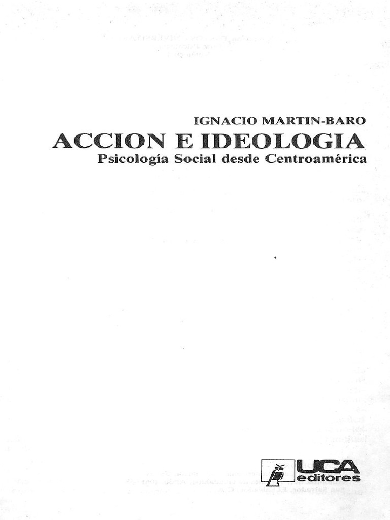 Sesion 6 Martin Baro | PDF