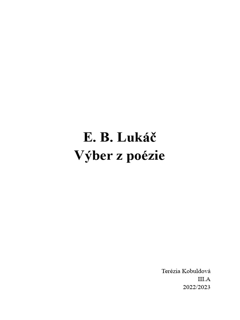 E.B. Lukac | PDF