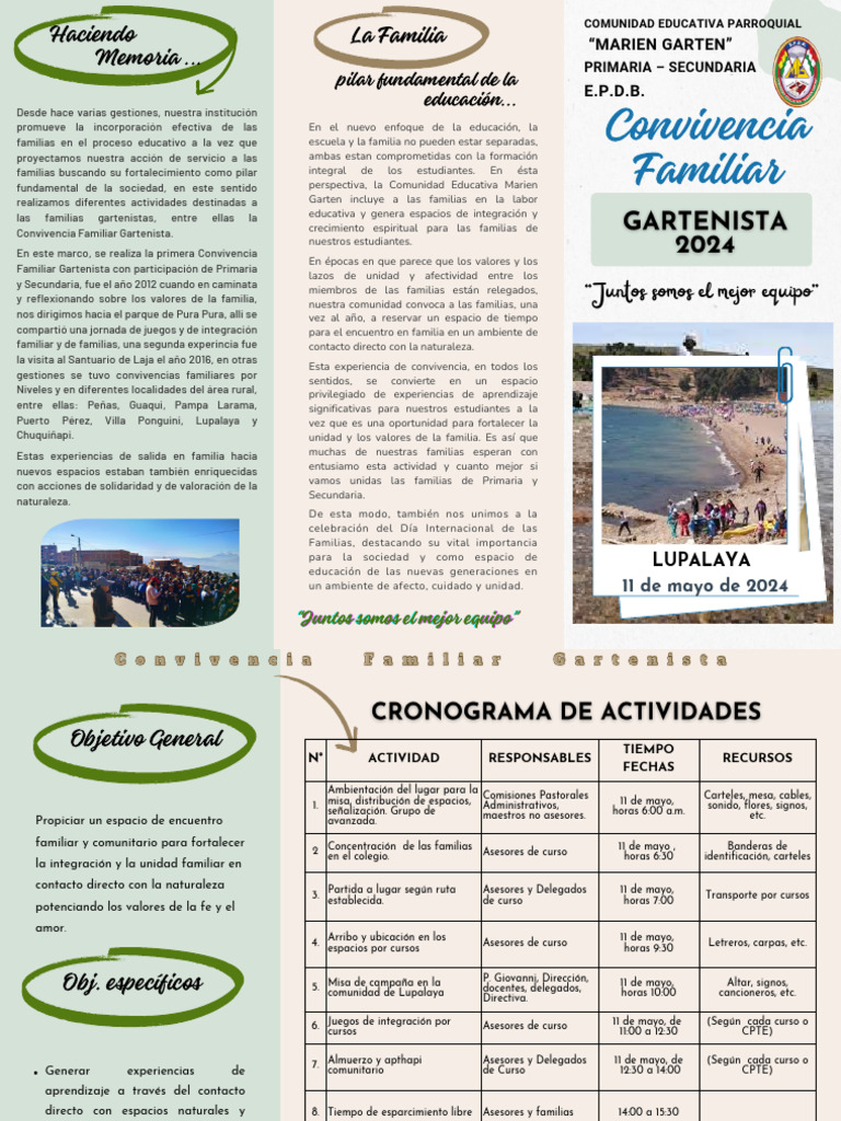 TRIPTICO LUPALAYA 2024 | PDF | Educación Secundaria
