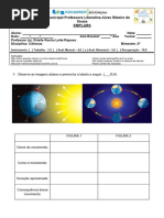 Atividade Adaptada Atmosfera Da Terra Ciencias | PDF | Atmosfera | Terra