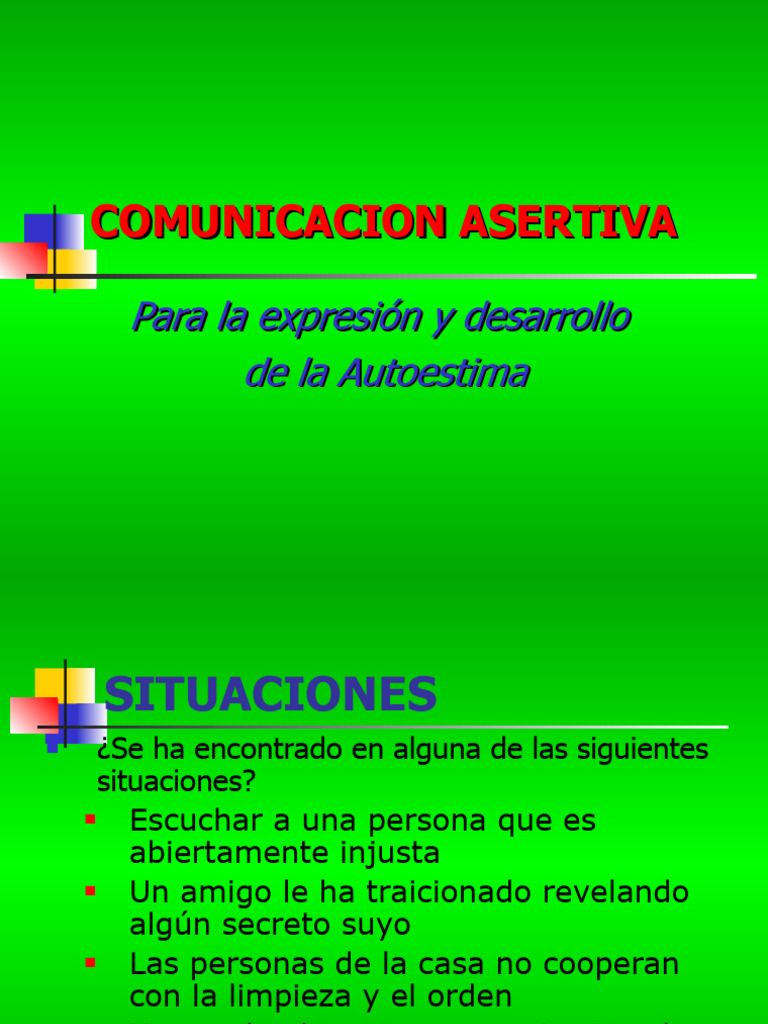 Comunicacion Asertiva | PDF