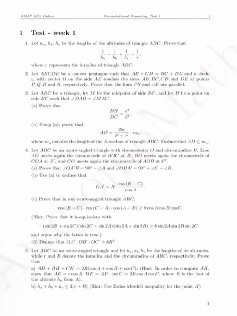 Geo Test 1 Pdf