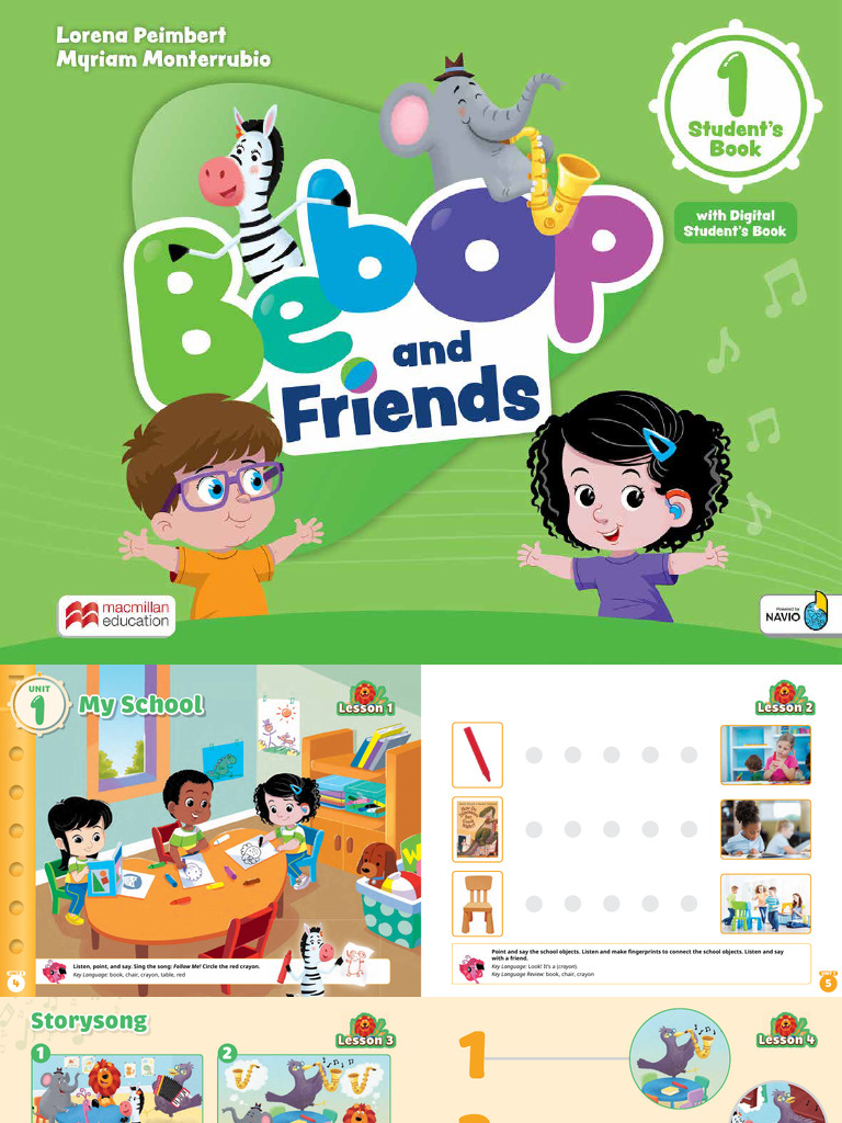 Bebop and Friends Level 1 Unit 1 Student S Book | PDF | Learning