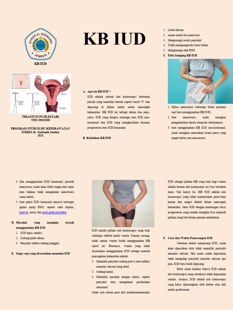 Leaflet Triastuti KB Iud | PDF