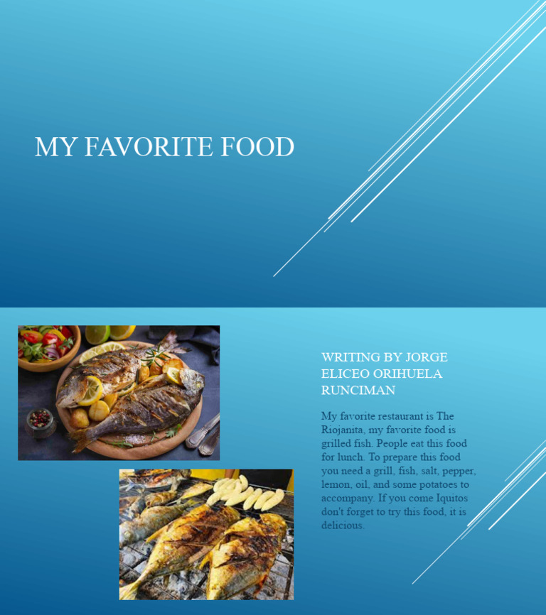 My Favorite FooD | PDF
