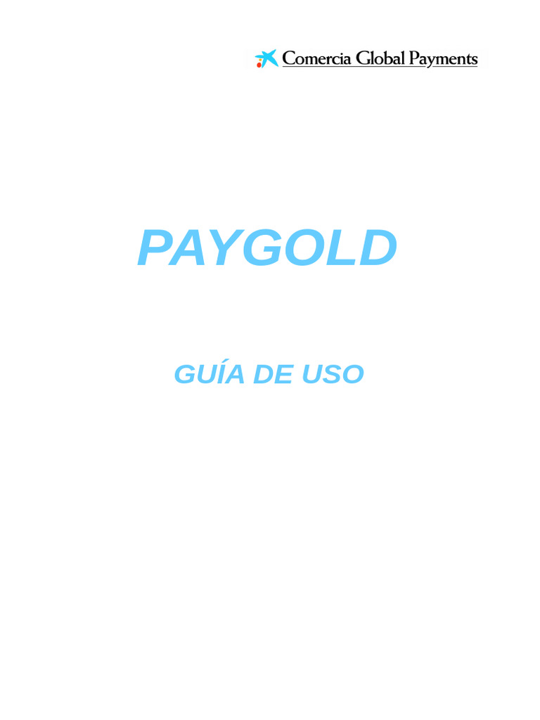Paygold - Guia de Uso | PDF | Contraseña | Red mundial