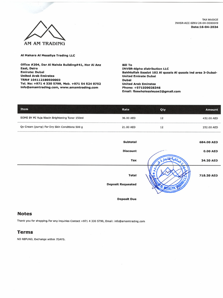Alpha Distribution LLC Some by Mi 1 | PDF