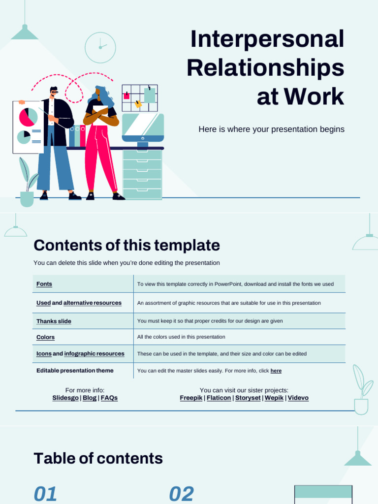 Interpersonal Relationships at Work by Slidesgo | PDF | Planets | Solar System