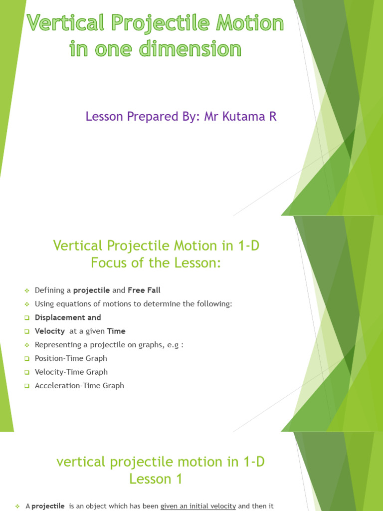 Vertical Projectile Motion-'2 - 112445 | PDF | Velocity | Motion (Physics)