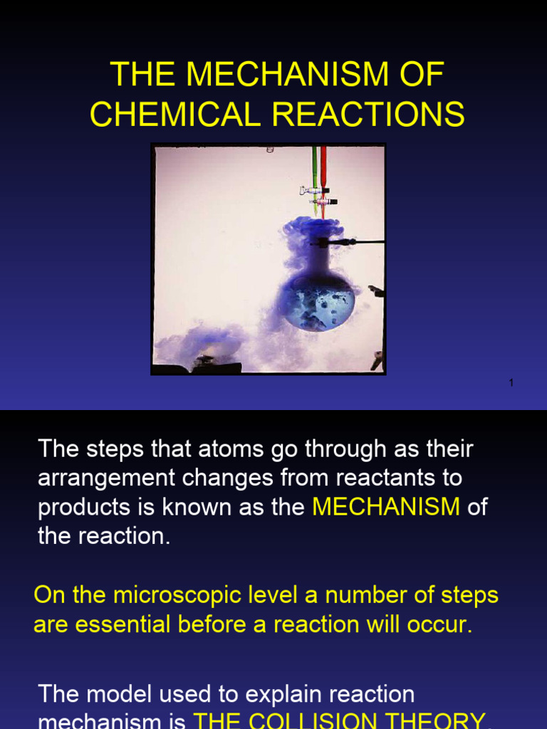 Understanding Chemical Reaction Mechanisms | PDF | Reaction Rate ...