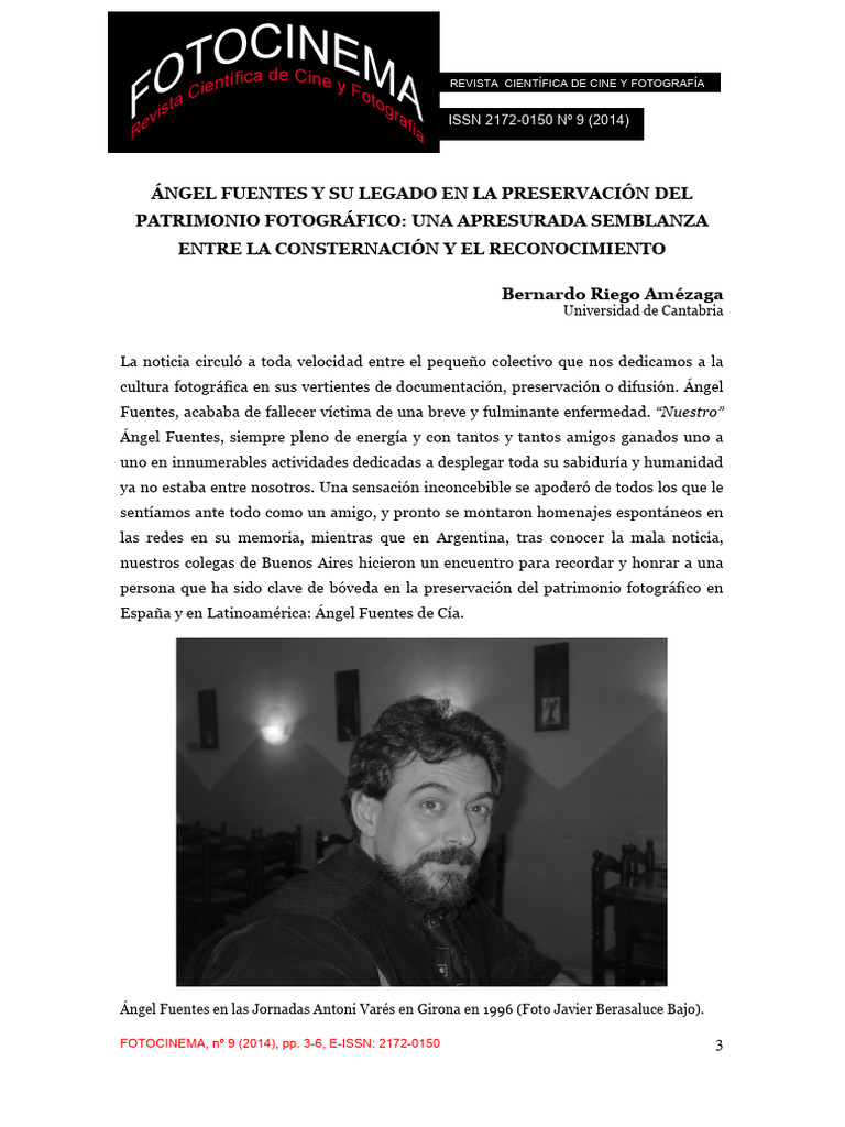 Legado de Ángel Fuentes en Fotografía | PDF | España | Madrid