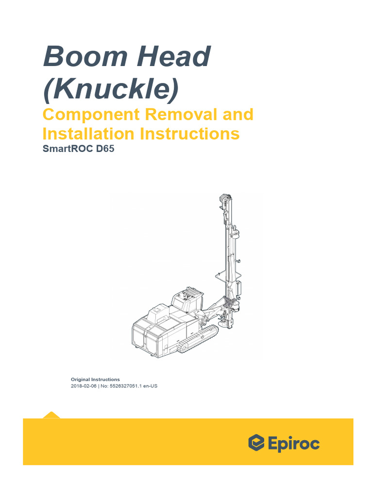 5526327051.1 en - US - SmartROC D65 - CRI - Boom Head (Knuckle) | PDF ...