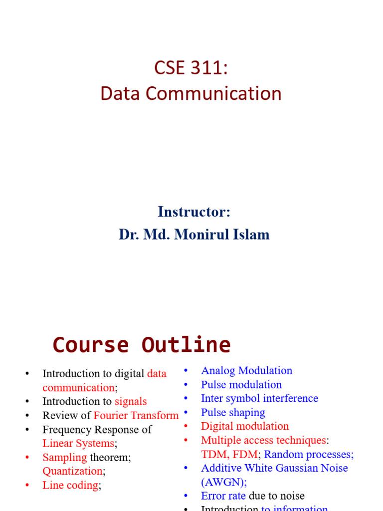 CSE311 1stPartMerged | PDF | Modulation | Analog To Digital Converter