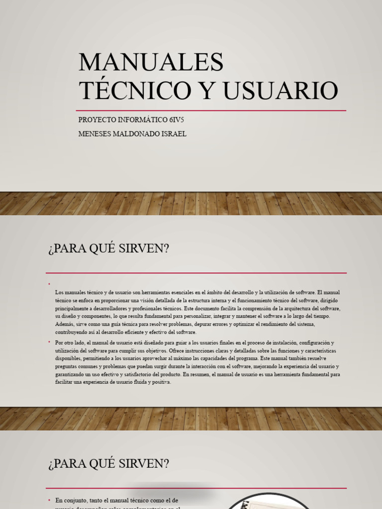 Manuales Técnico y Usuario | PDF | Software | Experiencia de usuario