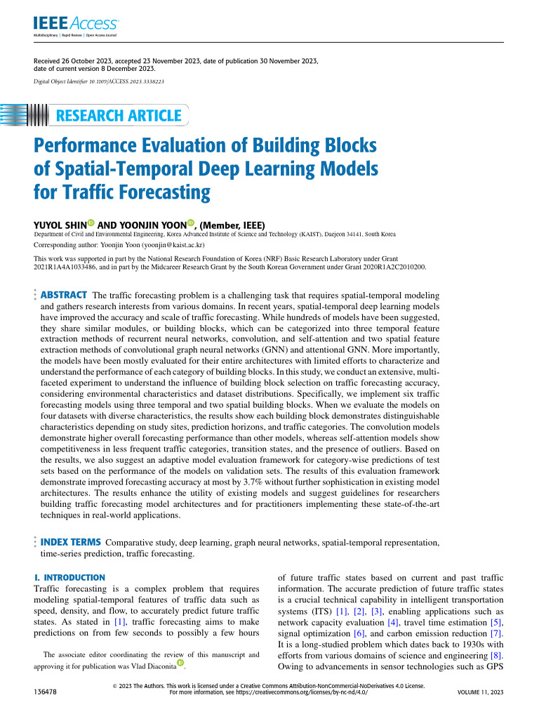 Shin y Yoon - 2023 - Performance Evaluation of Building Blocks of Spati ... Shin y Yoon - 2023 - Performance Evaluation of Building Blocks of Spati ...