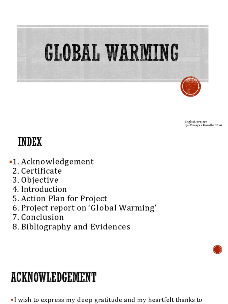 Global Warming | PDF | Climate Change | Sustainability