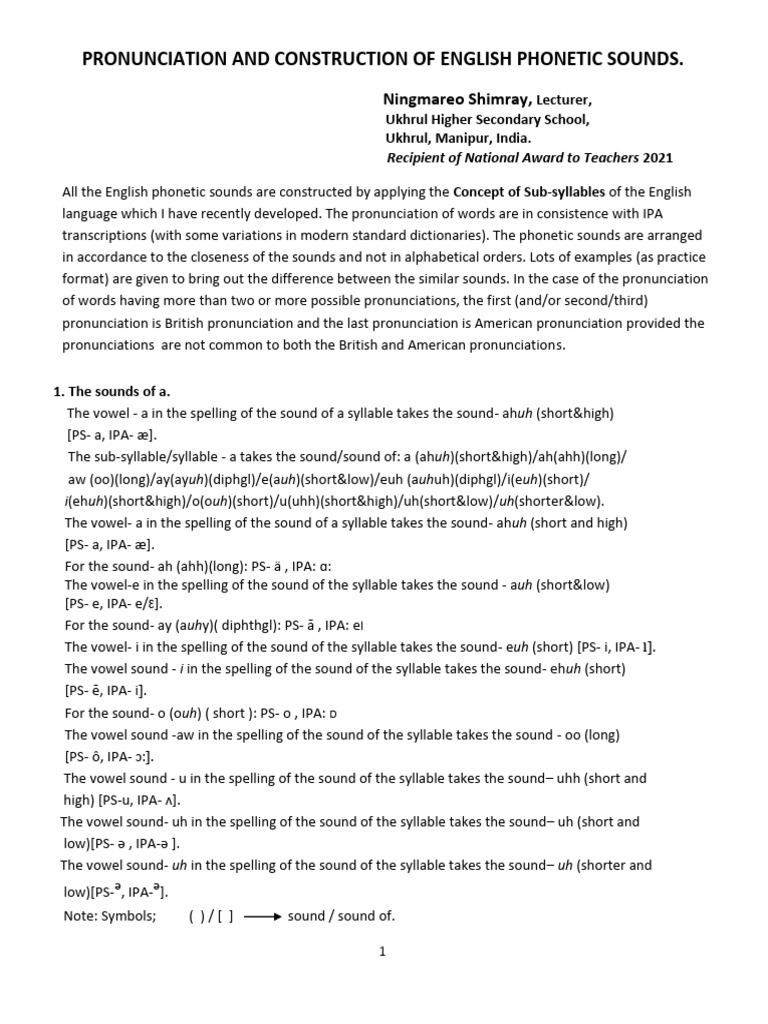 English Pronunciation Part 4 Chapter 10 2022 | PDF | English Language | Phonetics