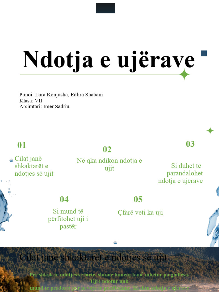 Ndotja e Ujërave | PDF
