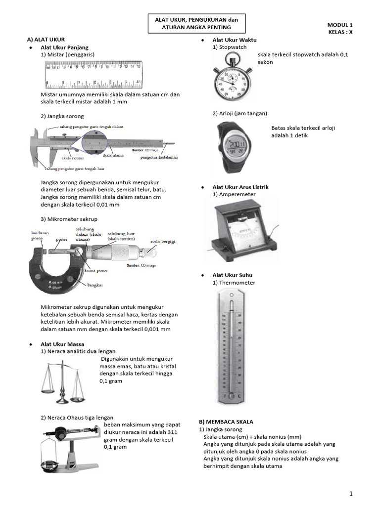 Alat Ukur & Angka Penting | PDF