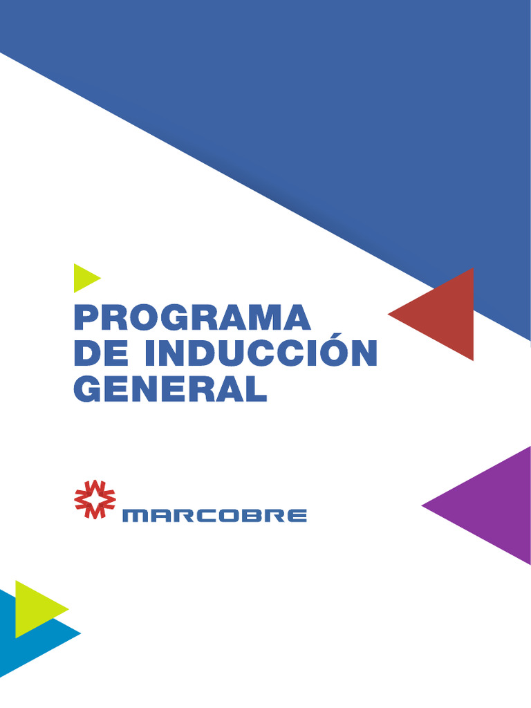 Programa de Inducción General - Marcobre | PDF | Corrupción política | Cobre