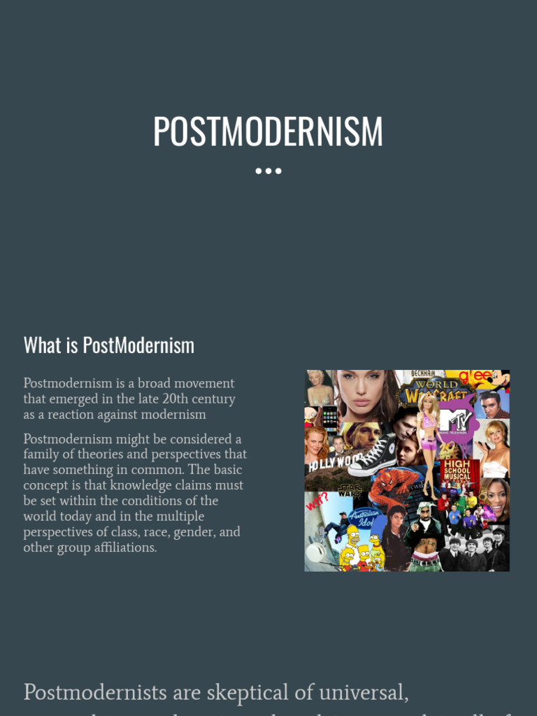 POSTMODERNISM | PDF | Postmodernism | Discourse