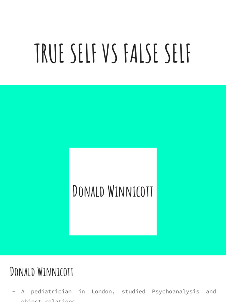 True Self vs False Self Explained | PDF | Self-Improvement | Science ...