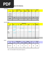TEMPLATE EXCEL Material Requirement Planning | PDF | Receipt | Logistics