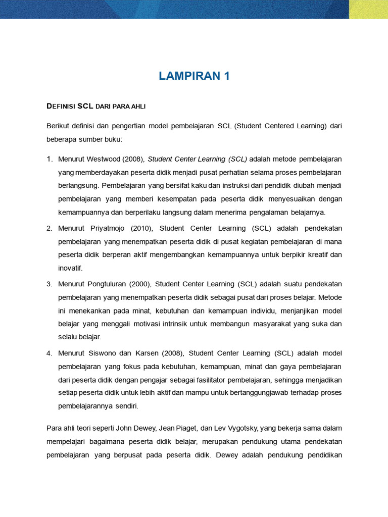 Lampiran SCL | PDF | Karier & Perkembangan | Kesehatan Holistik