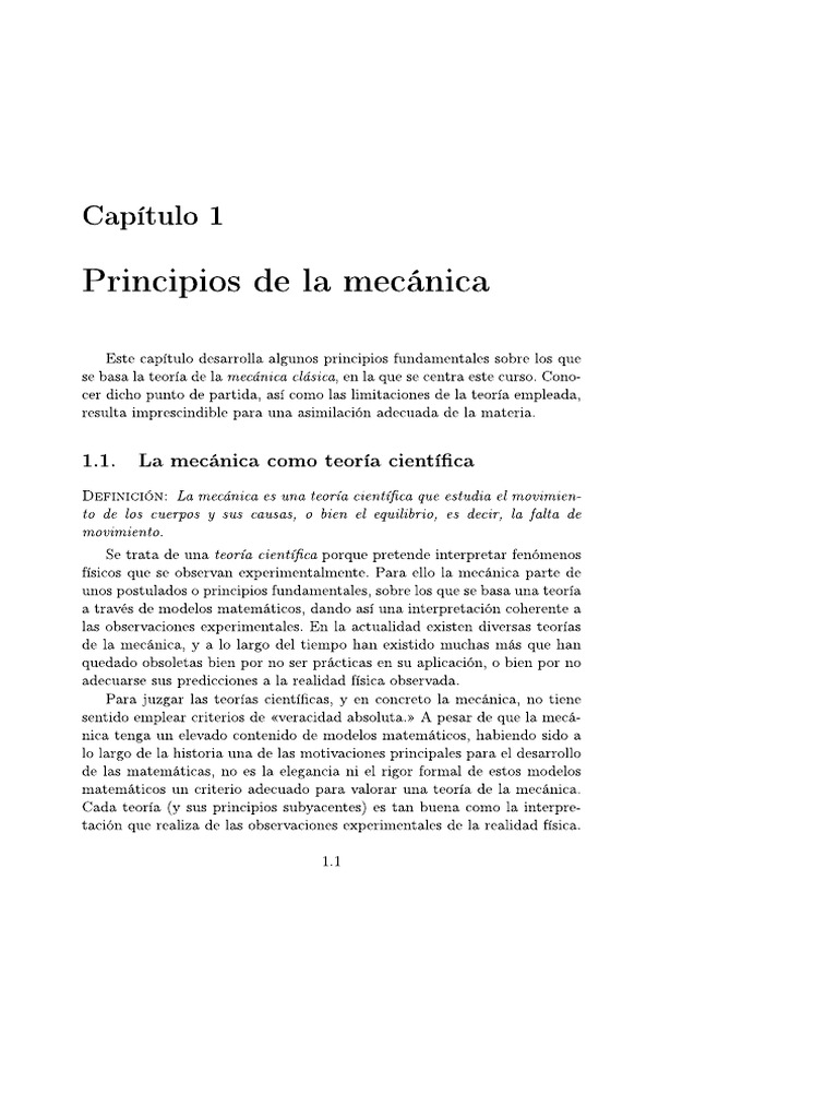 Principios de La Mecania 1 de 2 | PDF
